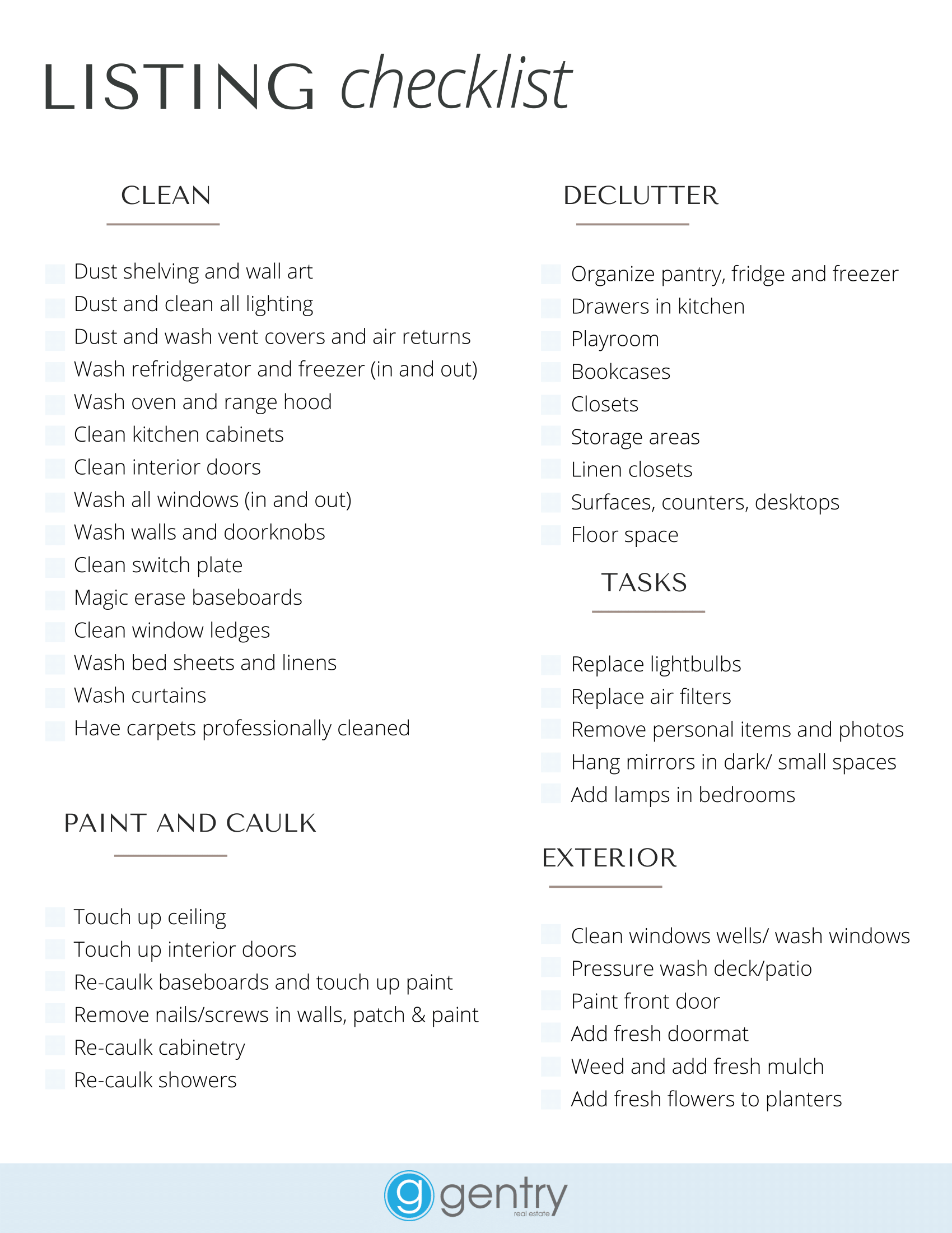 Selling Your Home - Gentry Real Estate Group | AZ Real Estate